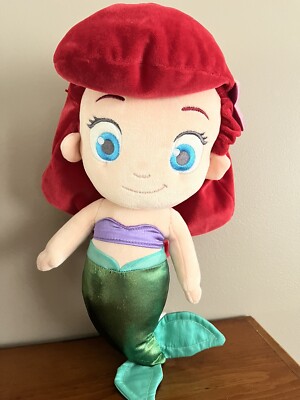 Disney Store Ariel Little Mermaid Plush 12” Toddler Princess Doll ...