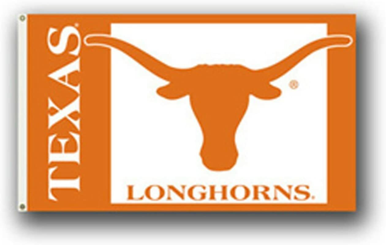 Texas Longhorns 3' x 5' Flag (Logo with Wordmark) Ship Now Man Cave ...