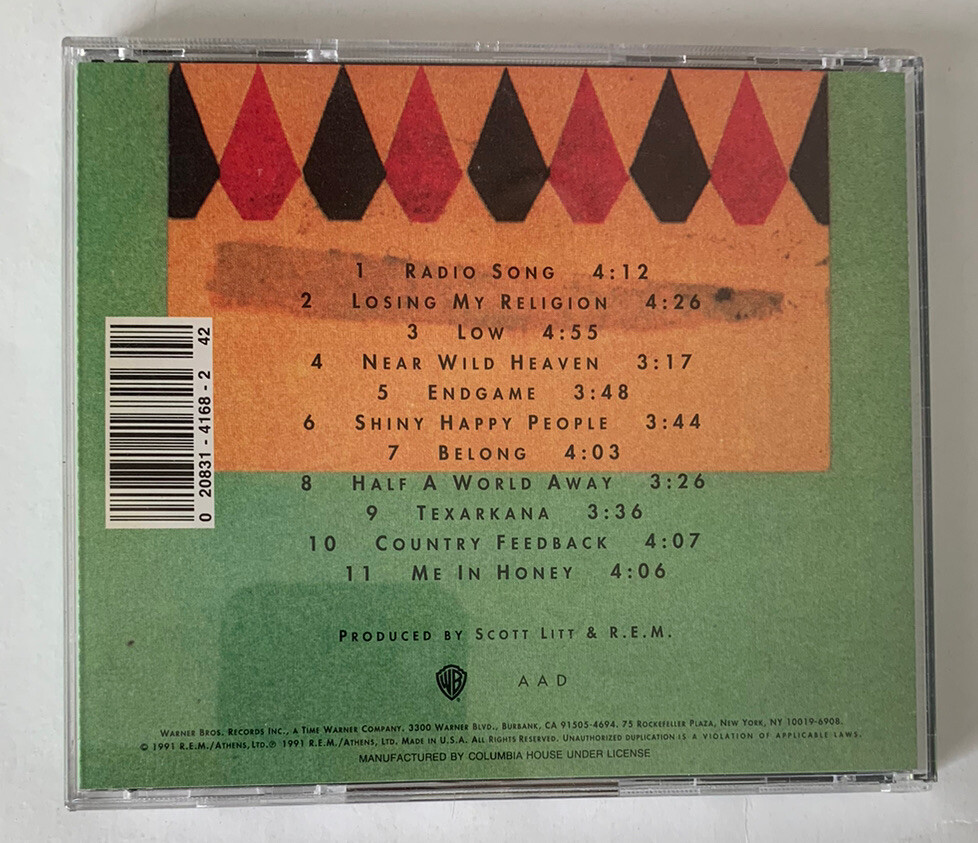 Out of Time [Limited] by R.E.M. (CD, Mar-1991, Warner Bros.) Tested | eBay