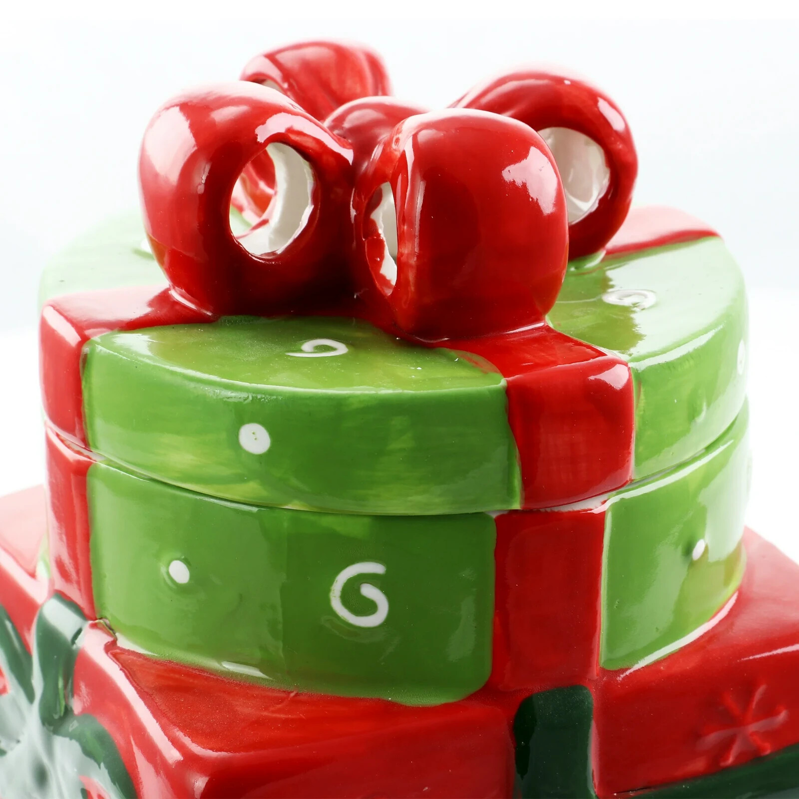 Gibson Home Christmas Estate 7.5 Inch Gift Box Holiday Cookie Jar | eBay
