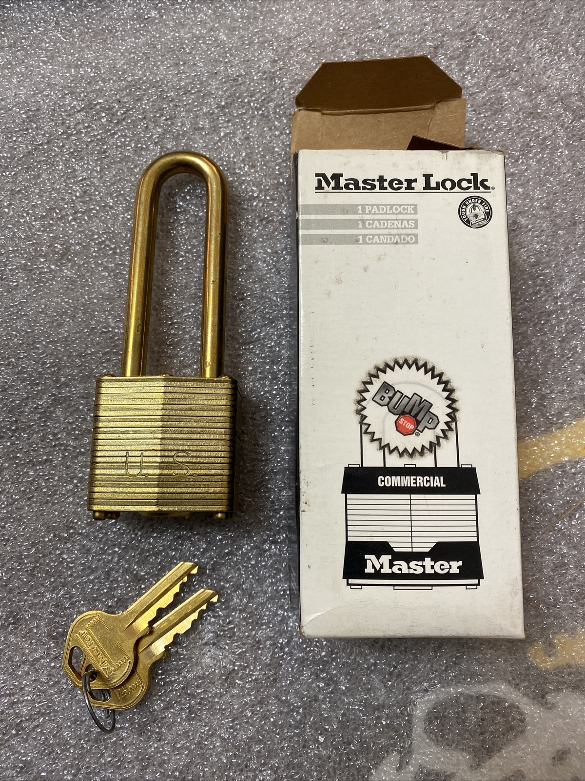 Master Lock 5340-00-682-1645 Brass Government Padlock | eBay