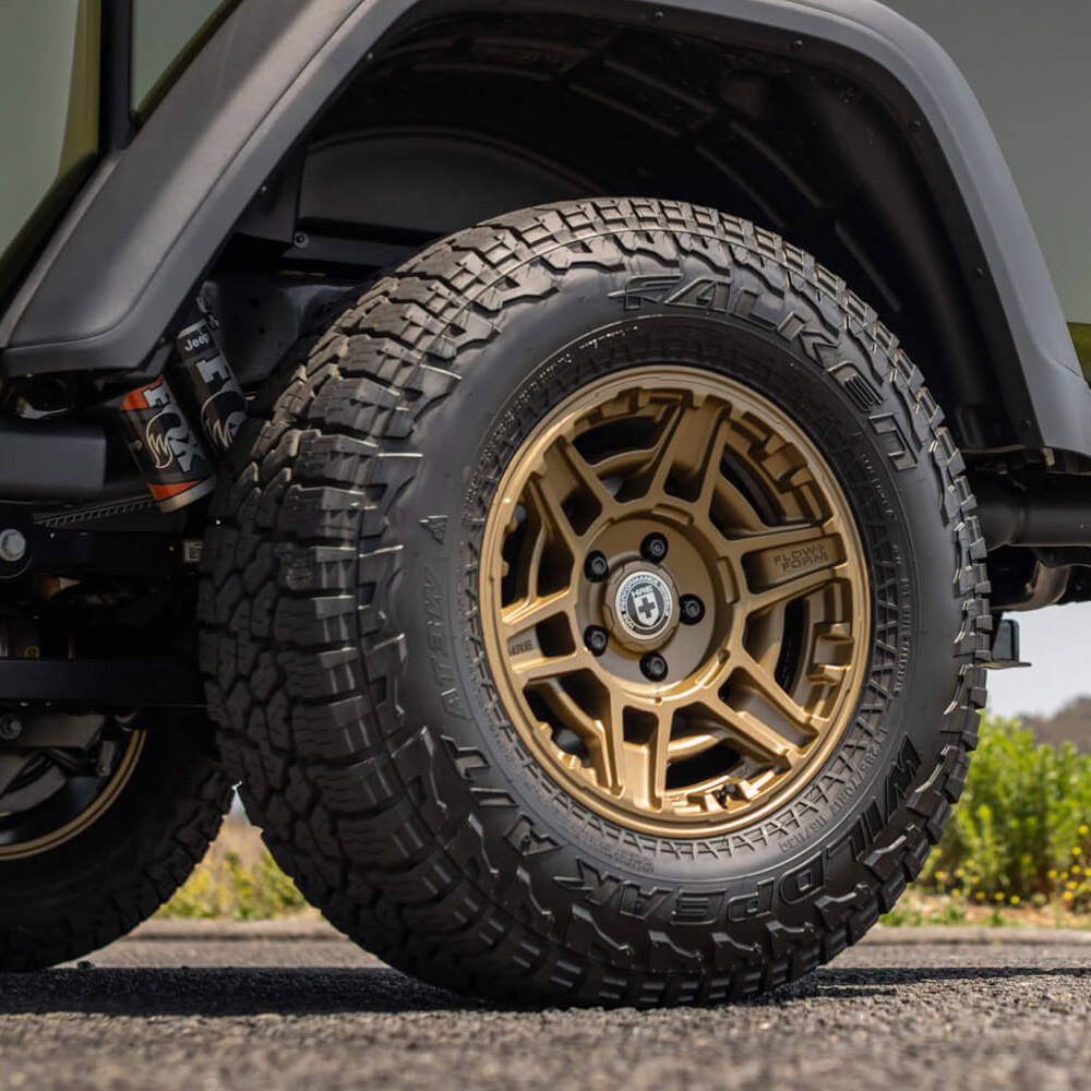 17" HRE FT1 Bronze 17x9 Concave Wheels Rims Fits 2007-2017 Jeep ...