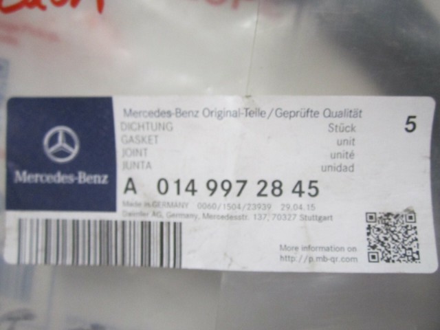 Detroit Diesel Seal Ring - A0149972845 OEM for sale online | eBay