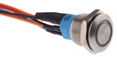 Single Pole Double Throw (SPDT) Momentary Push Button Switch, IP67 ...