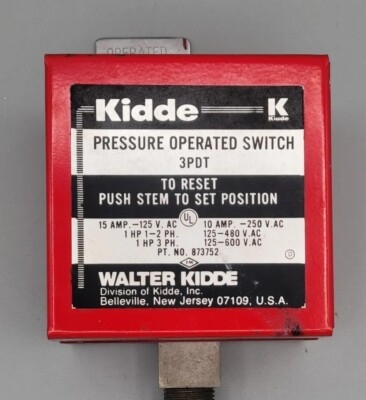 Pressure - Pressure Switch 15 Amp
