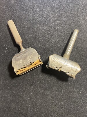 2PC LOT Antique Kampfe Bros. EARLY 1900s Star Razor /STAR RAZOR A.S.R ...