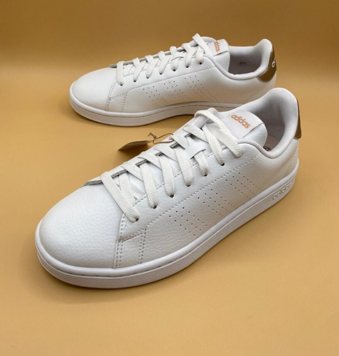 Adidas Women's Advantage Tennis Shoes GW4845 White/Copper Metal US 8.5 ...