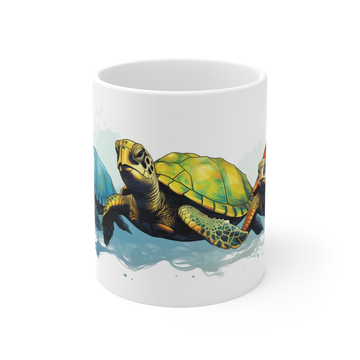 Turtles Colorful Great Gift idea Teacher Mom Dad Family Love Coffee ...