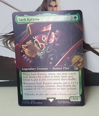 MTG - FOIL Sazh Katzroy (Extended) #472 Final Fantasy | eBay Australia
