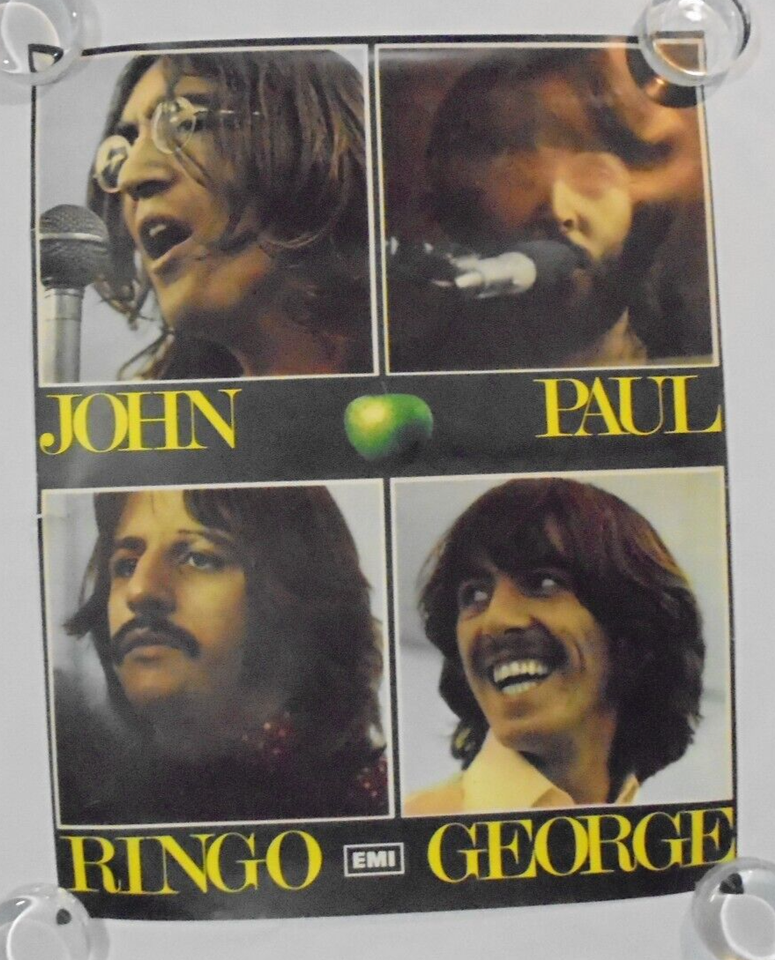 Beatles Apple EMI Poster / Original Italian Advertising / 1970 ...