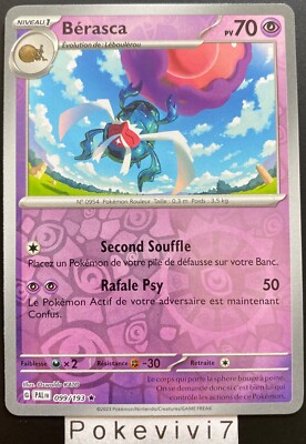 Carte Pokemon BERASCA 099/193 HOLO REVERSE EV2 Ecarlate et Violet PAL ...