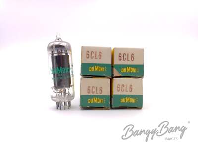 4 Vintage DuMont 6CL6/CV5041/6L43 Pentode Power/Output- Bangybang.tube ...