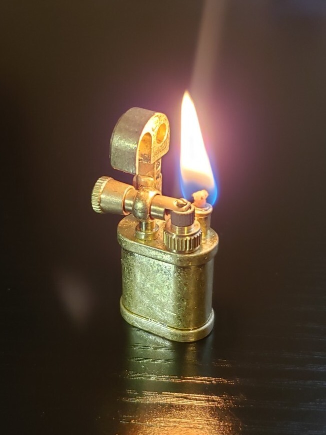 MINI RETRO VINTAGE STYLE ROLLER LIGHTER Fuel Saving Trench Lighter ...