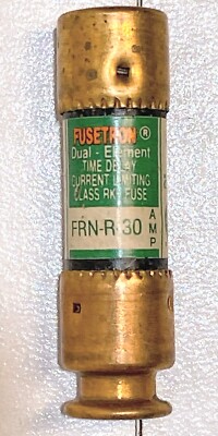 Bussmann FRN-R-30 (FRN-R-30) 30Amp 250V Fusetron Dual Element Time ...