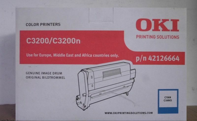 Original Oki 42126664 Trommel und Toner für C3200 C3200n cyan OVP A | eBay