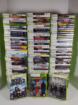 MICROSOFT XBOX 360 GAME LOT ☆ YOU CHOOSE ☆ BUY 3 GET 1 FREE! | eBay