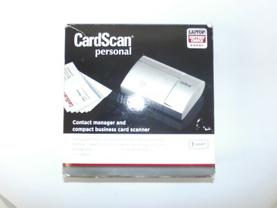 CardScan Personal 60 II Pass-Through Business Card Scanner | eBay