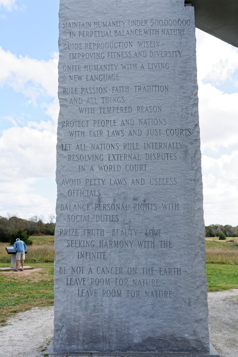 Georgia Stones Nwo Commandments Meet Me At The Guidestones News,