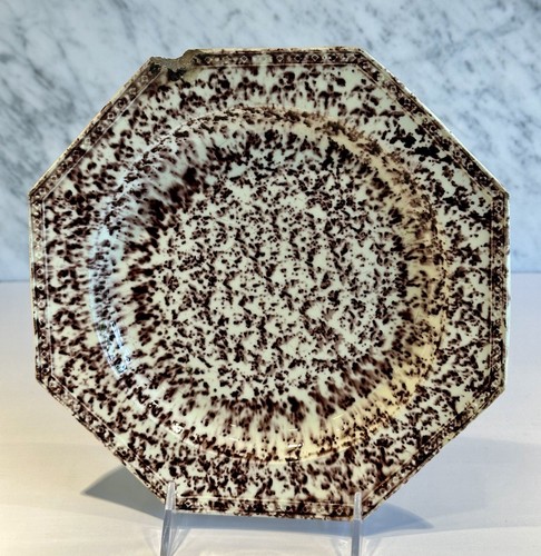 Early Whieldon Ware Tortoiseshell Octagonal Plate c. 1760 | eBay