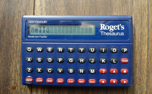 Next Century Thesaurus & Spellchecker QC-20 Franklin Electronic ...