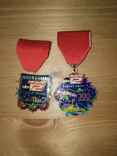 San Antonio Fiesta Medal KSAT 12 Lot Of 2. | eBay