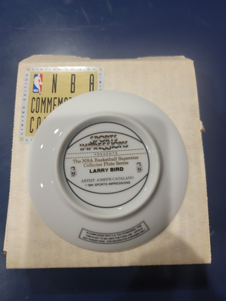 Larry Bird 1991 Boston Celtics Basketball Vintage Commemorative ...