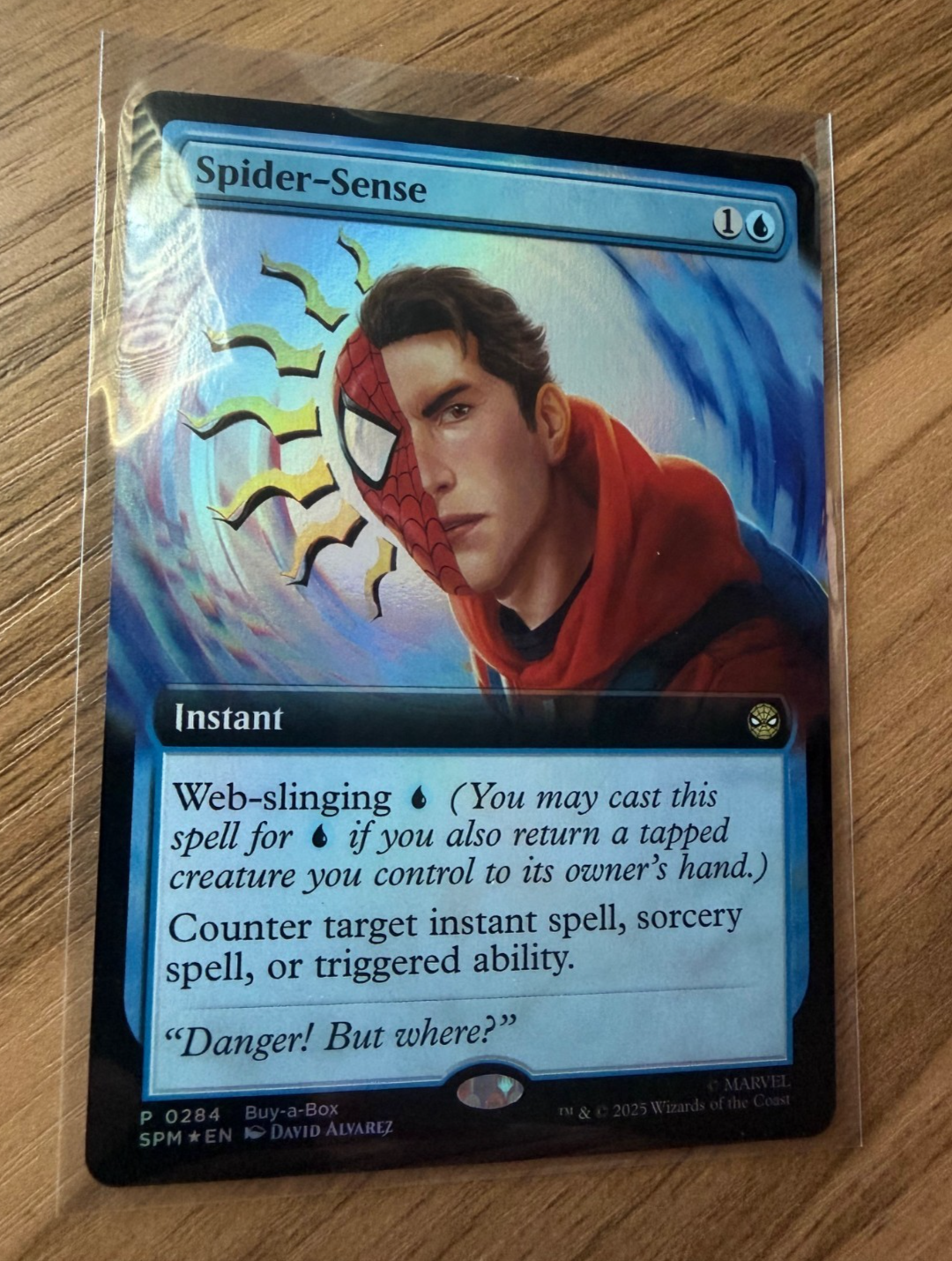 MTG Spider Sense Extended Art Promo Card | Magic the Gathering ...