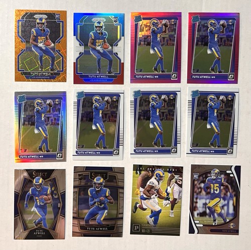 Tutu Atwell 12 Card 2021 Rookie Lot Los Angeles Rams | eBay
