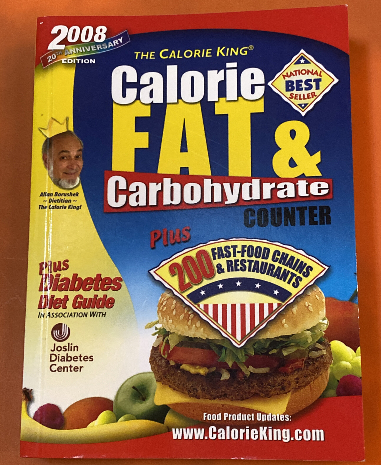 2008 Calorie King Calorie, Fat Carbohydrate Counter - Paperback - BRAND ...
