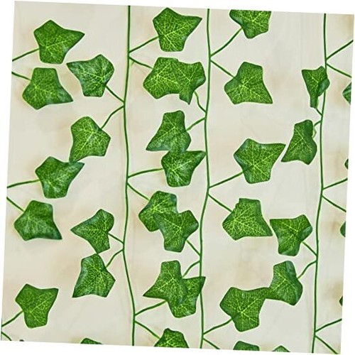 12 Strands Artificial Ivy Leaf Fake Plants Vine Hanging Garland for ...