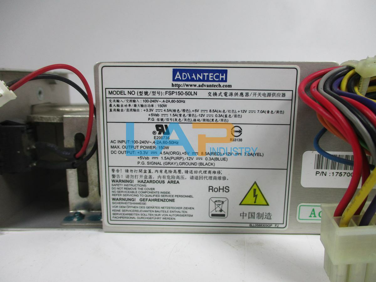 1PCS USED FOR Advantech FSP150-50LN 100-240V 4-2A 50-50Hz One Unit ...
