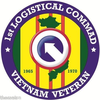 ARMY VIETNAM VETERAN 1ST LOGISTICAL COMMAND BUMPER CAR STICKER DECAL | eBay