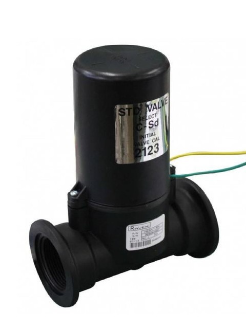 063-0171-896 Raven Control Valve 1-1/2" Poly 90 Deg Threaded/Flanged ...