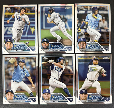 2023 Topps Chrome Tampa Bay Rays Team Set (6 cards) | eBay