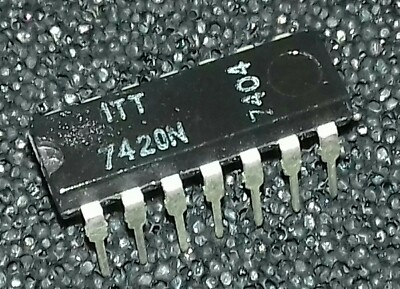 5 pcs. 7420N = SN7420N DUAL 4 INPUT NAND ITT NOS 1974 RAR | eBay.de