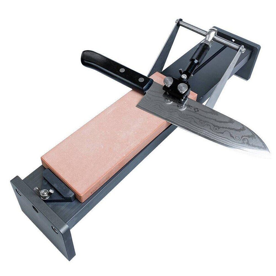 Fixed Angle Knife Sharpener Adjustable Grindstone Tool + 3 Types ...