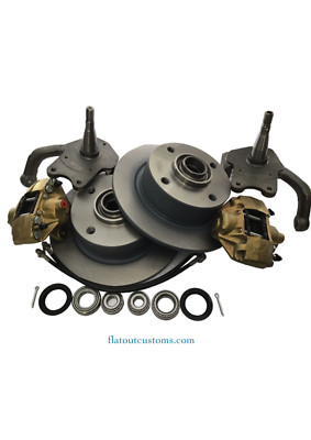 VW Beetle aircooled ball joint front disc brake conversion kit Backing ...