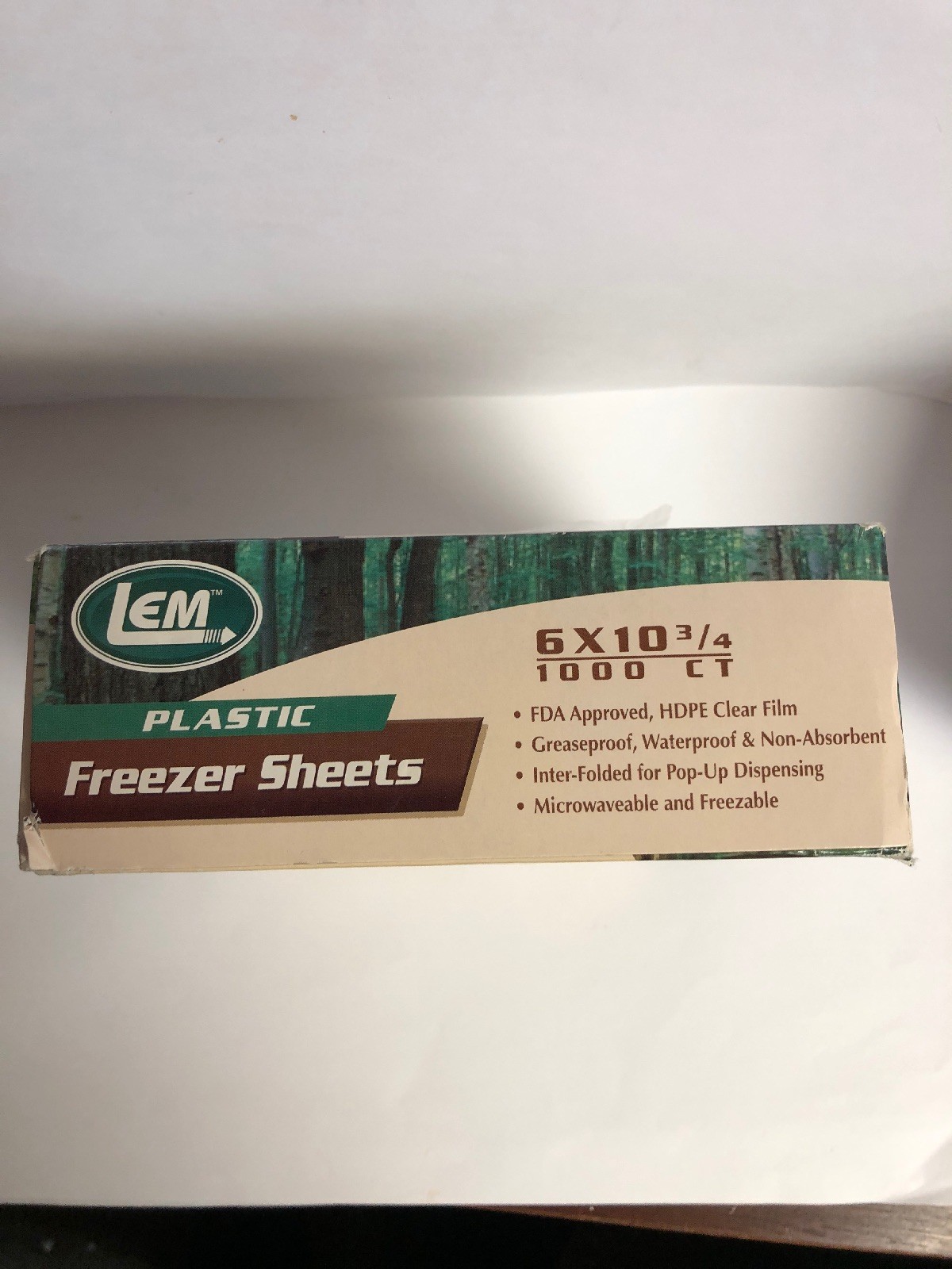 LEM Freezer Sheets- 6"X10-3/4" 1000 CT-Microwaveable/Freezable-FDA ...