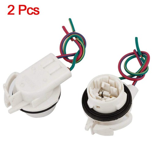1 Pair 3156 2-Wire Harness Pre-Wired Sockets For Repair Install LED ...