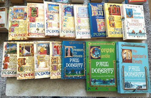 Bundle of FIFTEEN P C Doherty Medieval Mystery featuring Hugh Corbett ...