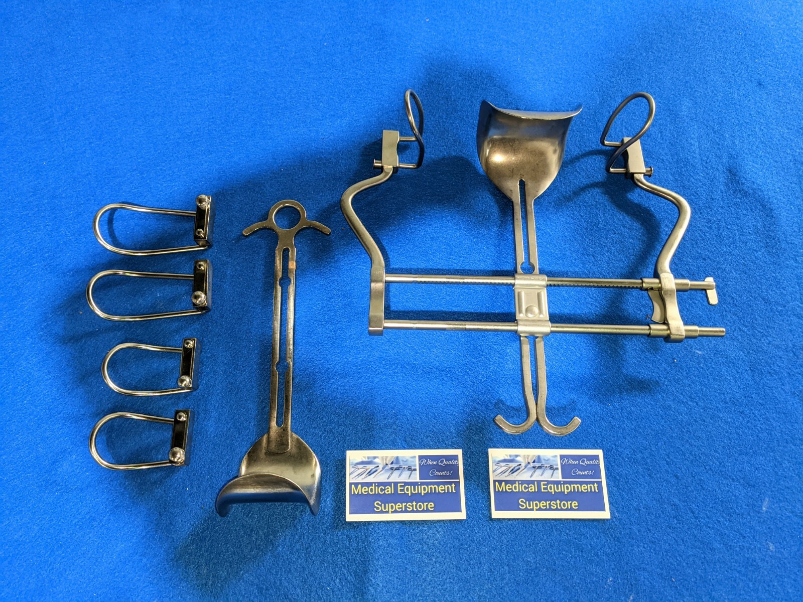 Balfour Retractor with V. Mueller & Codman Center blades and 6 Lateral ...