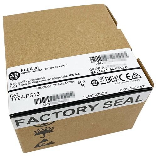 2021 New Factory Sealed AB 1794-PS13 Ser B 1794-PS13 Flex Power Supply ...