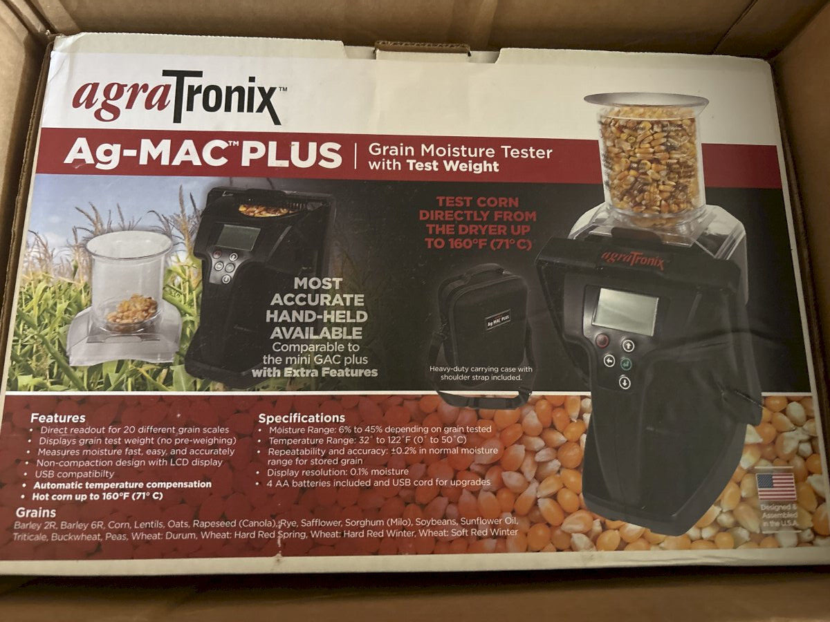 Agratronix Ag-Mac Plus Grain Moisture Meter - 30100 for sale online | eBay