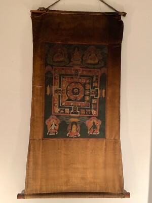 Tibet - Tibetan Scroll Painted