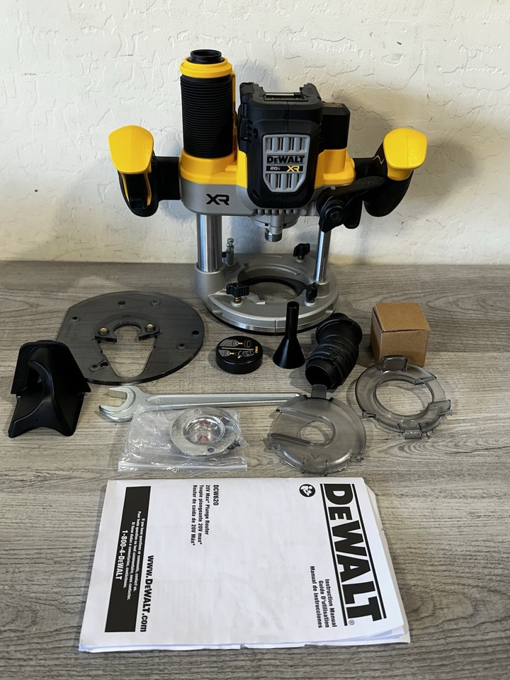 DeWALT DCW620B 20V Max XR 2-1/4 Peak HP Plunge Router (Tool Only ...