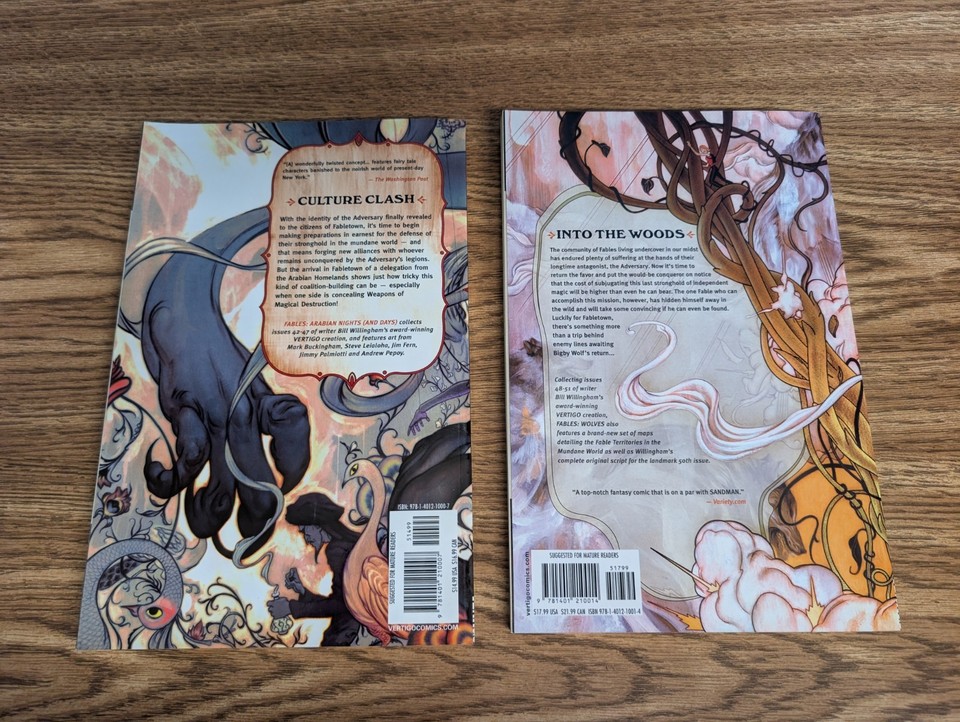 Fables Lot Vol 1-22 | Complete Series | Bill Willingham | DC Vertigo Comic 2002 | eBay