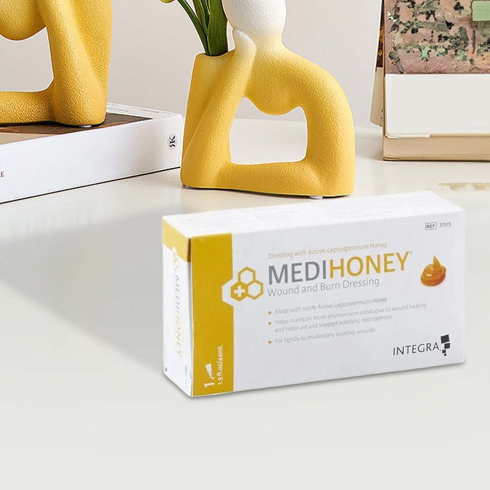 INTEGRA MEDIHONEY Gel, Wound and Burn Dressing, (1.5 fl. oz. / 44 mL ...