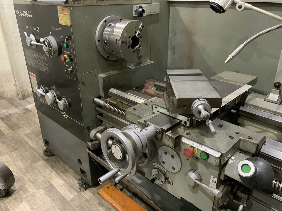 22" X 60" KENT MODEL KLS-2260C GAP BED ENGINE LATHE: STOCK #80617 | eBay