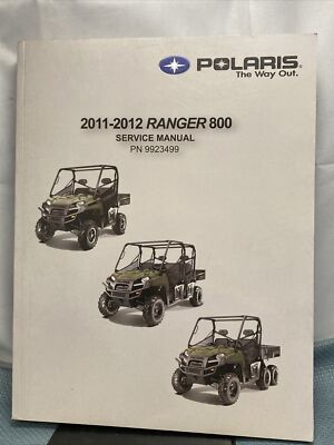 NEW GENUINE POLARIS 9923499 RANGER 800 SERVICE MANUAL 2011-2012 | eBay