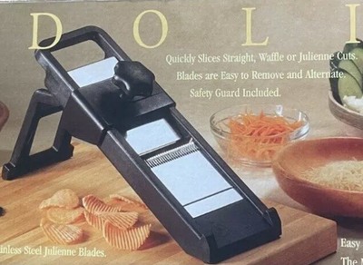 Matfer Mandoline Professional Food Slicer with Safety Pusher and Blades ...